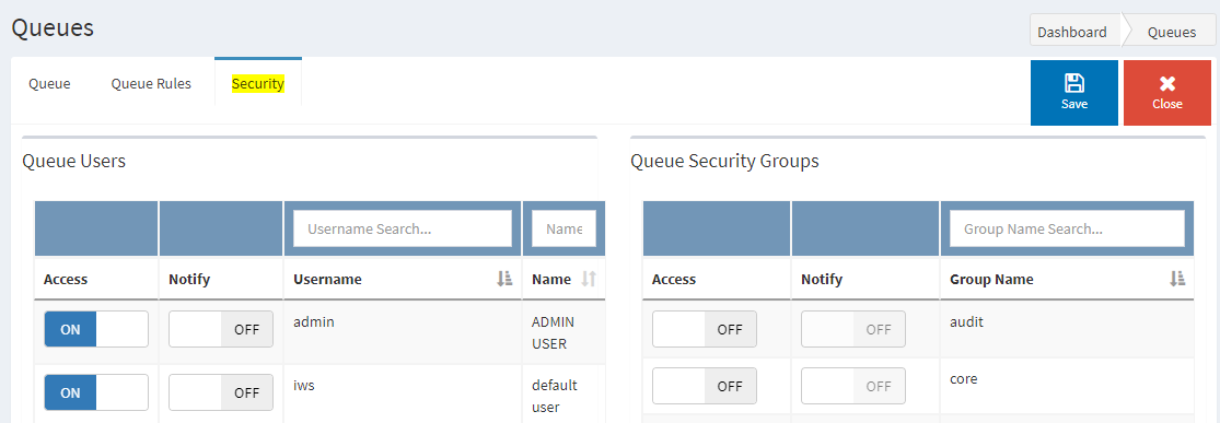 Queue - IWS Documentation - HealthSmart Confluence Documentation